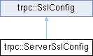 tRPC-Cpp: trpc::ServerSslConfig Struct Reference